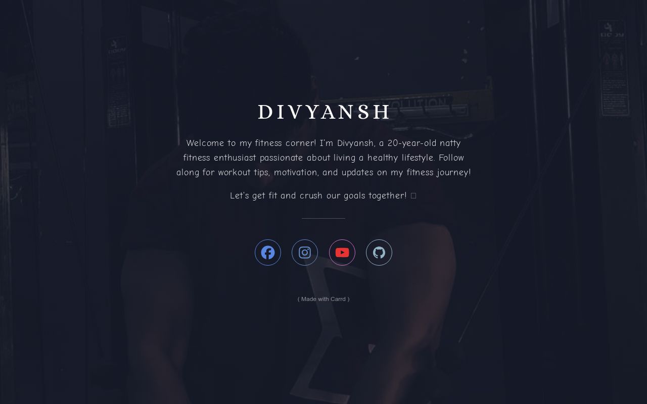 Divyansh’s Socials